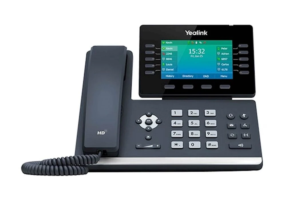 Yealink fiksni IP telefon SIP-T54W, crni