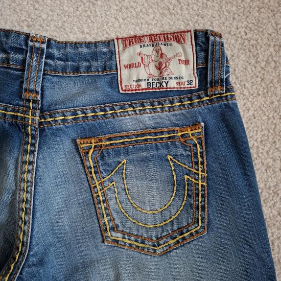 True Religion ženske plitke Y2k farmerke 31 M
