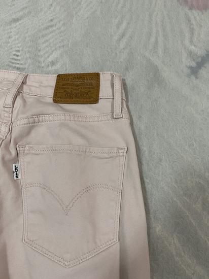 Levis original zenske roze farmerke pantalone uske