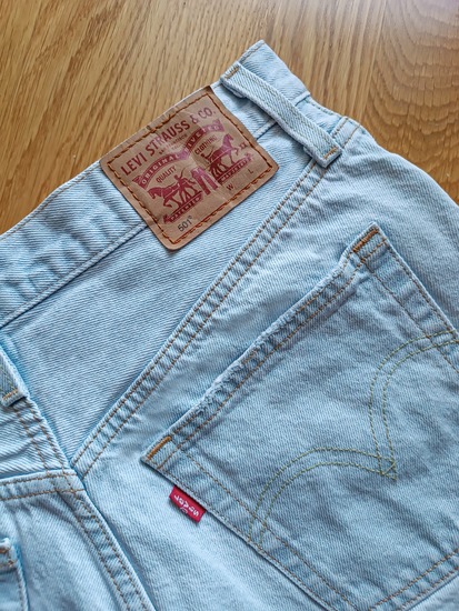 Levi's 501 original svetlo plavi šorts W27