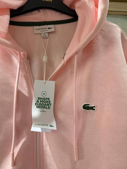 **Lacoste zenski duks zip novo**
