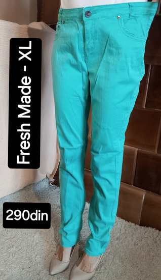 Fresh Made pantalone zelene ženske XL/42