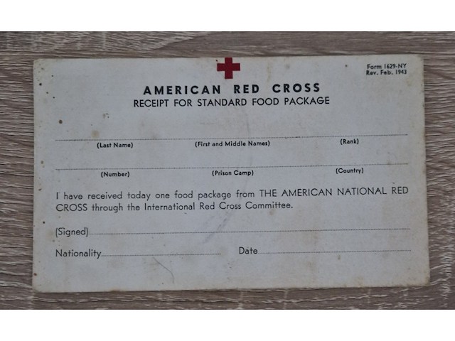 American Red Cross 1943