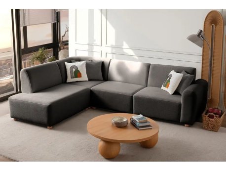 Atelier del Sofa Ugaona garnitura S Loft Left Anthracite