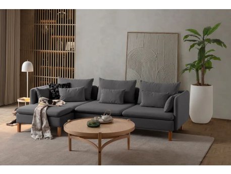 Atelier del Sofa Ugaona garnitura Flexy Relax Anthracite