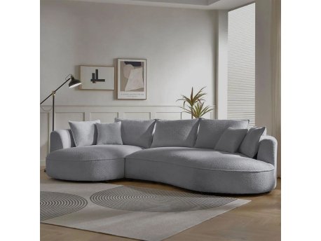 Atelier del Sofa Ugaona garnitura Venedik Left Grey