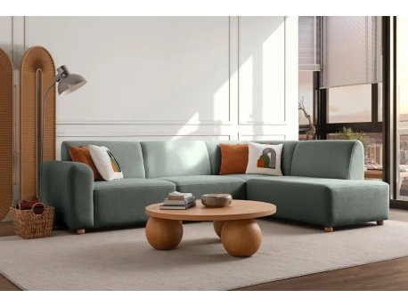 Atelier del Sofa Ugaona garnitura S Loft Right Sea Green