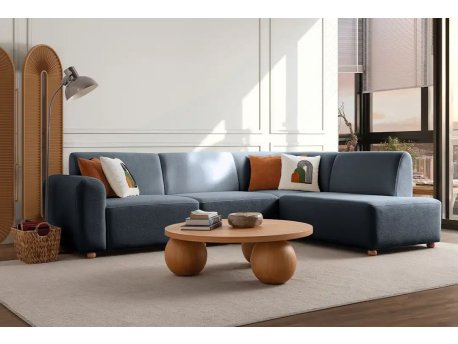 Atelier del Sofa Ugaona garnitura S Loft Right Blue