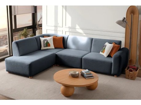 Atelier del Sofa Ugaona garnitura S Loft Left Blue