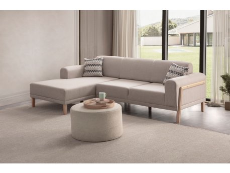 Atelier del Sofa Ugaona garnitura Latte Relax Left Cream
