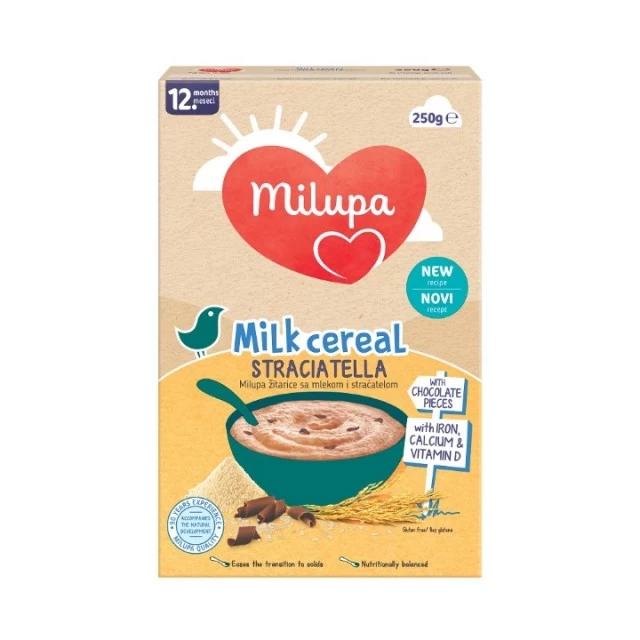 MILUPA MLEČNA INSTANT KAŠA STRAĆATELA 250G