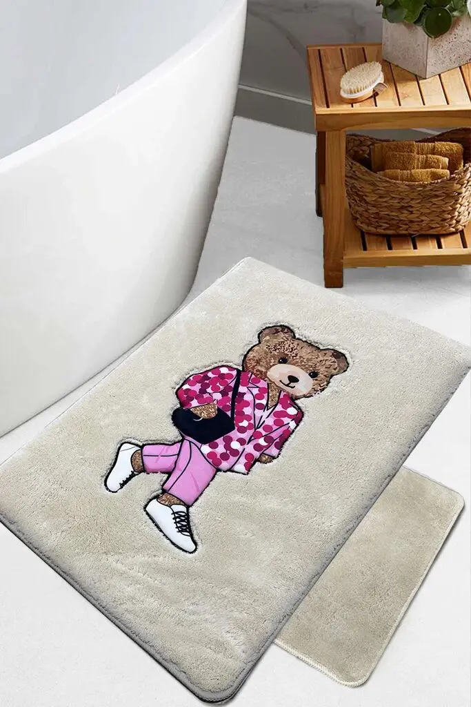 L'essentiel Maison Set prostirki za kupatilo Boss Bear, Bež