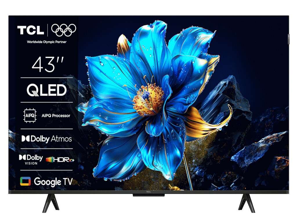 Televizor TCL 43P7K/QLED/43″/4K UHD/60Hz/Google TV/crna