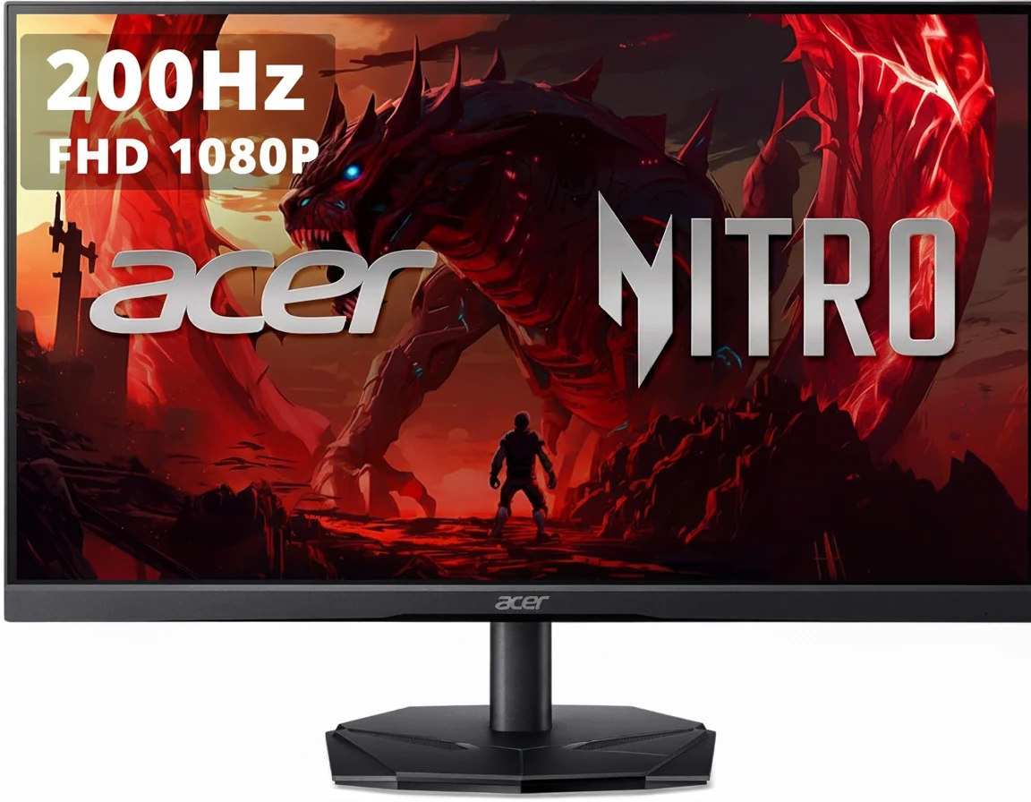 Acer Gaming monitor Nitro KG251QX, 24.5'', 1920x1080, VA, 200 Hz, 1 ms, FreeSync, Crni