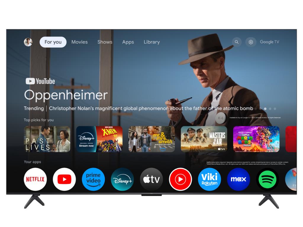 TCL Televizor 75C6KS QLED 75", 4K, UHD, Google TV