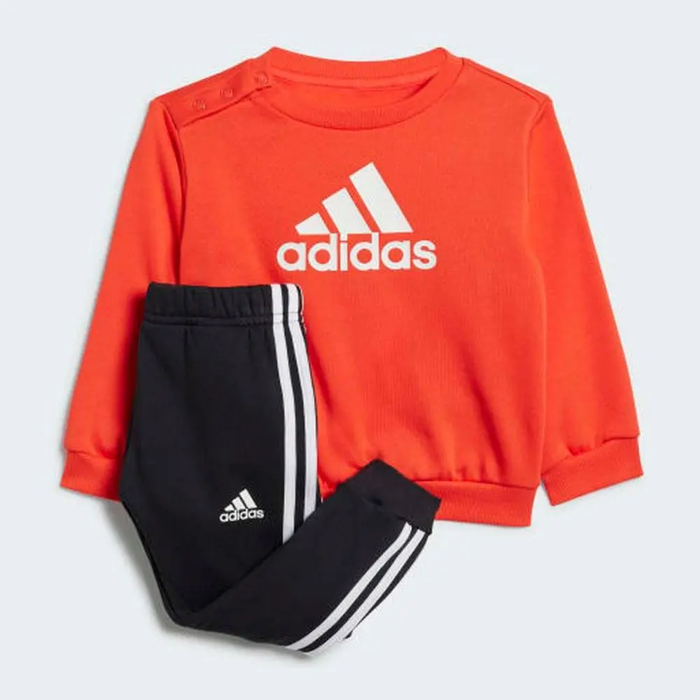 Adidas Trenerka za bebe Badge of sport jogger set, Narandžasto-crna
