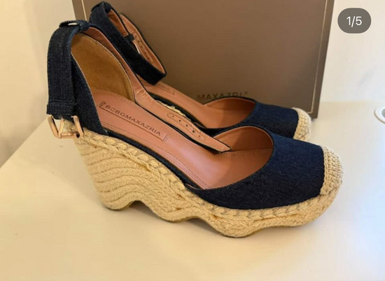 BCBG denim platforma sandale original