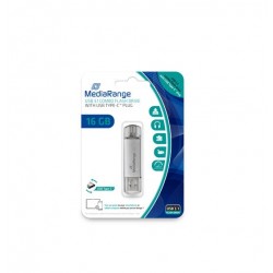 MEDIARANGE GERMANY USB FLASH MEMORIJE 16GB/3.0/COMBO SA USB TYPE-C PLUG(OTG)/MR935