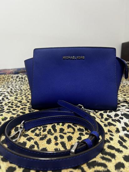 Kao nova Michael Kors blue safir kožna torba