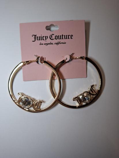 NOVE Juicy Couture zlatne hoop mindjuse