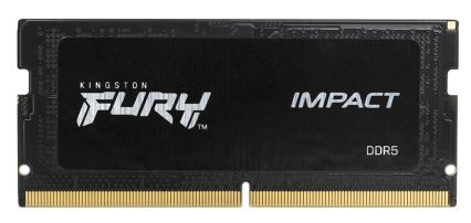 Kingston - DDR5 16GB SO-DIMM 5600MT/s [FURY IMPACT], Non-ECC Unbuffered, CL40 1.1V, 262-pin 1Rx8