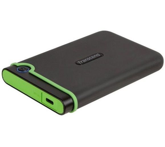 Transcend - External HDD 2TB, StoreJet M3, USB 3.1 Type-C, 2.5``, Anti-shock system, Backup software, 189g, Iron Gray