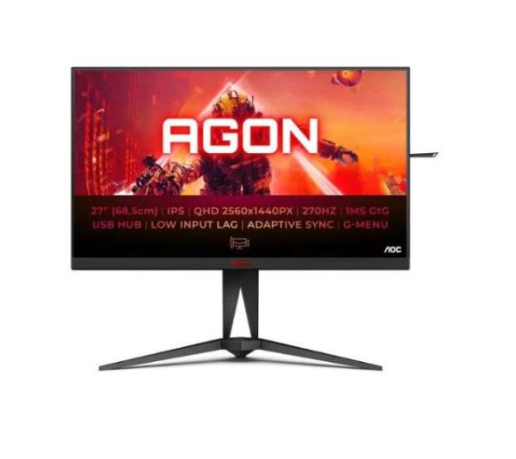 AOC - Monitor 27" AOC AG275QZ IPS 2560x1440/270Hz/1ms/2xHDMI/DP/USB