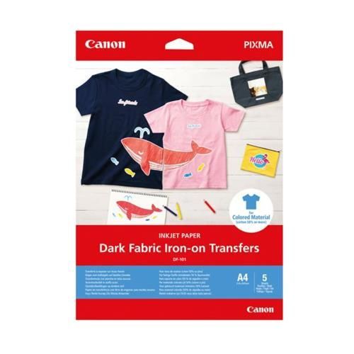 Canon - Canon Dark Fabric Iron-on Transfers A4