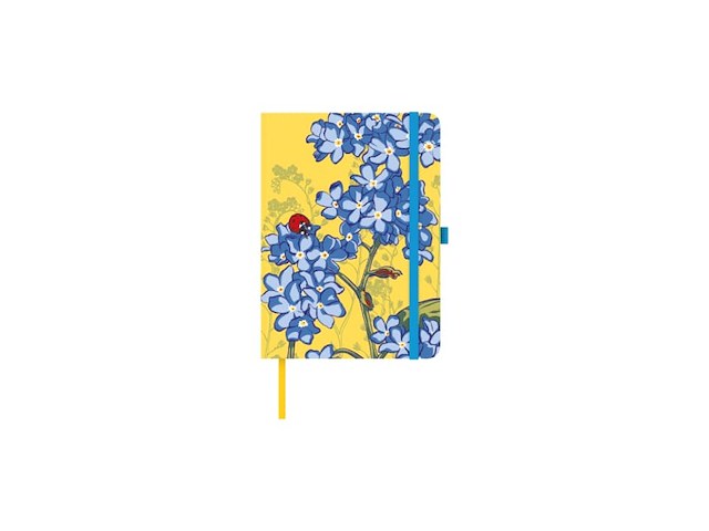 Scetchbook - Kat Menschik, Blumen, Yellow, 16x22 cm