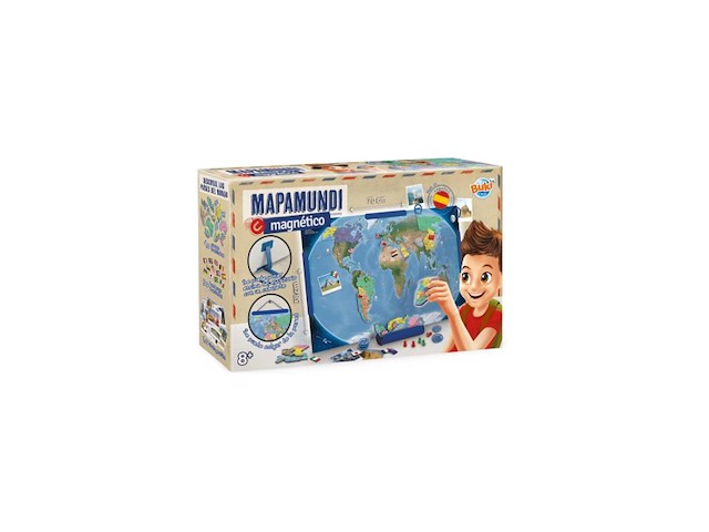 Edukativni set - Buki, Magnetna mapa sveta