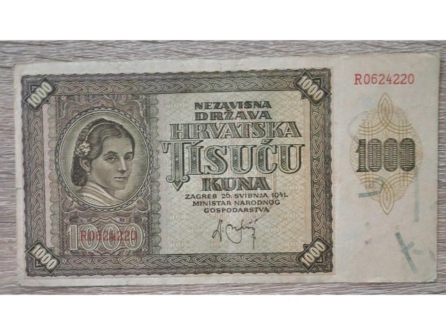 1000 kuna 1941