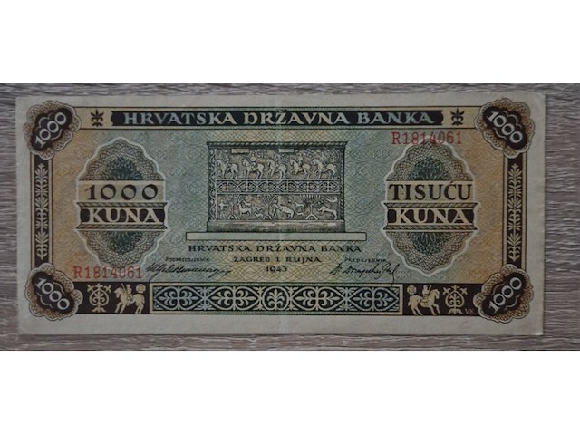 1000 kuna 1943