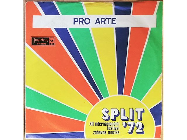 SP PRO ARTE - Dal bi ti (1972) VG+/VG, veoma dobra