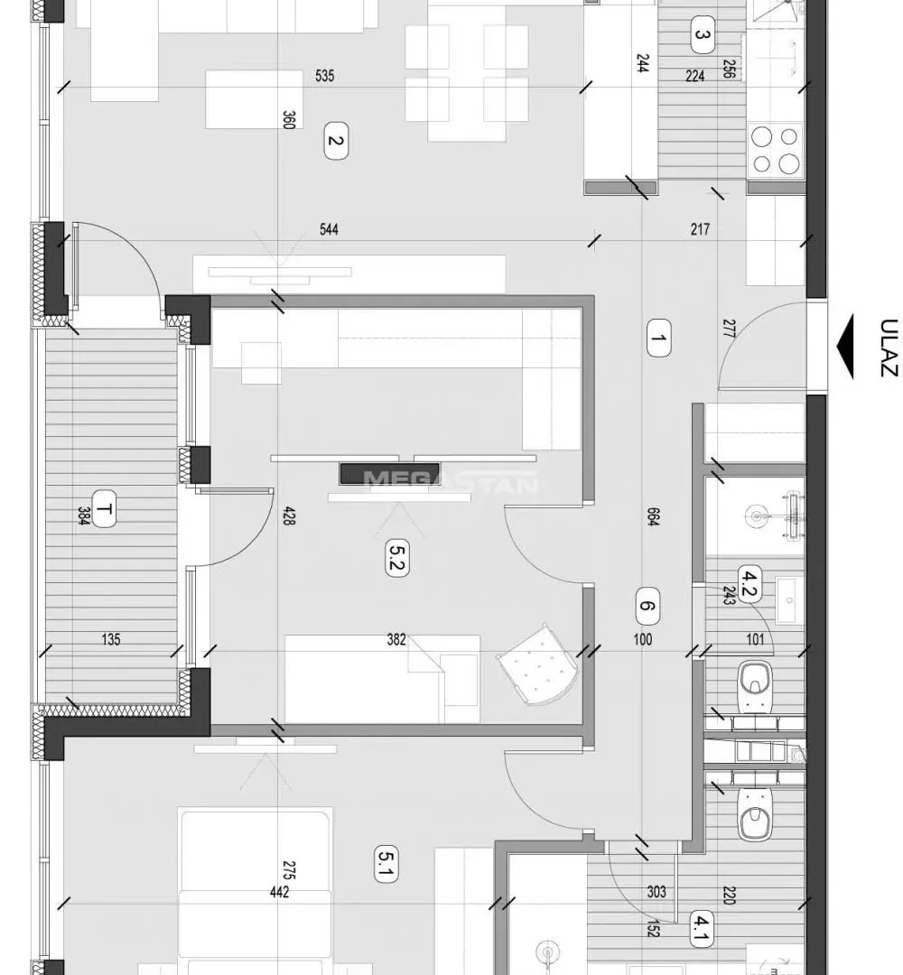 Prodaja, trosoban stan, 77m², Zvezdara Sve Podlokacije, Beograd