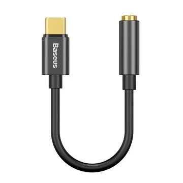 BASEUS USB-C / 3.5MM AUDIO ADAPTER CAHUB-EZ0G - CRNI