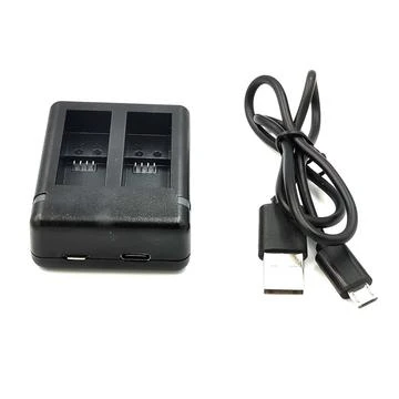 DOUBLE BATTERY CHARGER FOR GOPRO HERO 9/10/11/12 BLACK