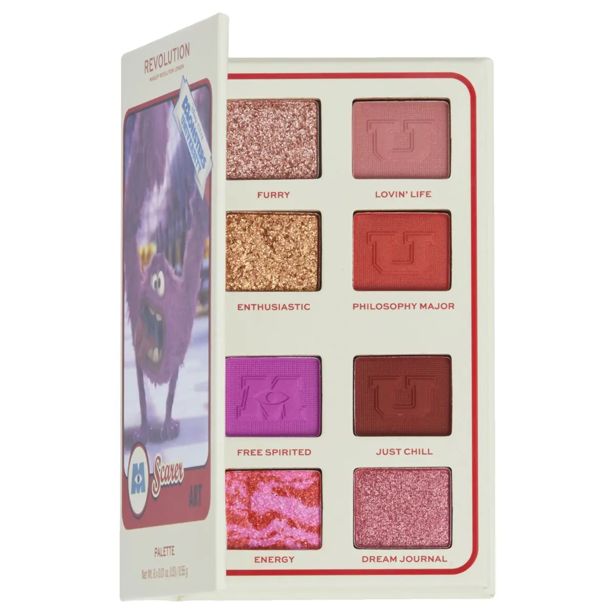 MAKEUP REVOLUTION Monsters University Paleta senki, Art, 4.4 g