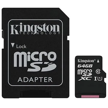KINGSTON CANVAS SELECT MICROSDXC MEMORIJSKA KARTICA SDCS/64GB