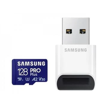 SAMSUNG PRO PLUS MICROSD CARD USB CARD READER (2023) MB-MD128SB/WW - 128GB