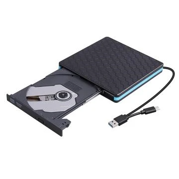SLIM EXTERNAL DVD DRIVE - USB-C / USB-A