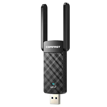 COMFAST CF-952AX V2 DUAL-BAND WIFI 6 USB ADAPTER - 1800MBPS - BLACK