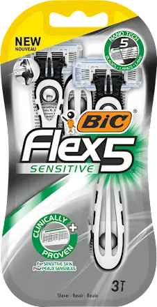 BIC
flex5 SENSITIVE brijači, 3 kom