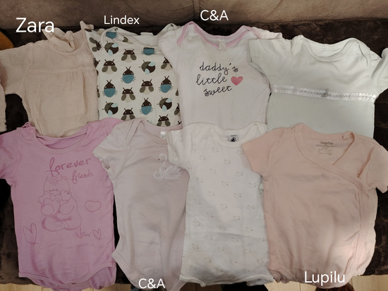 Bodići za devojčicu, 8 kom (74)