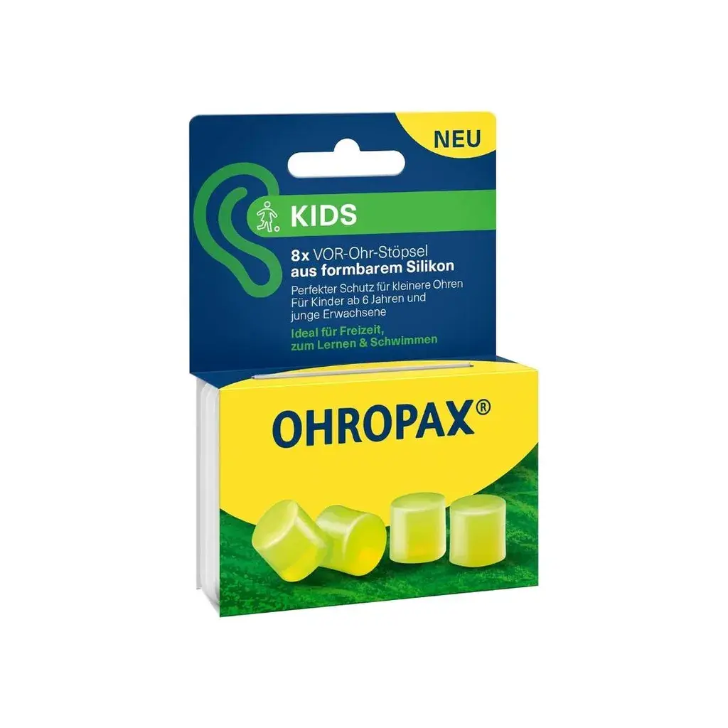 Ohropax Silikonski čepići Kids, 8 komada
