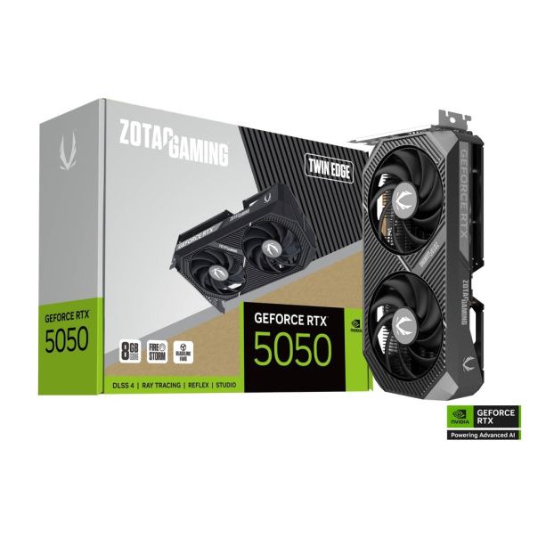 ZOTAC SVGA RTX 5050 Twin Edge 8GB, ZT-B50500E-10M