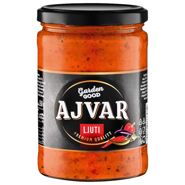 Garden good ajvar ljuti premium 550g garden good