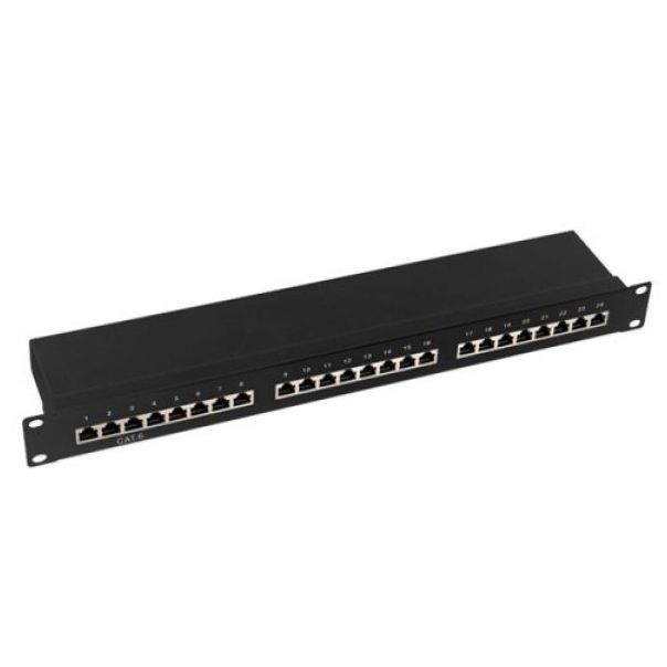 OWIRE Patch panel 19"/1U Cat6A/FTP/24 port