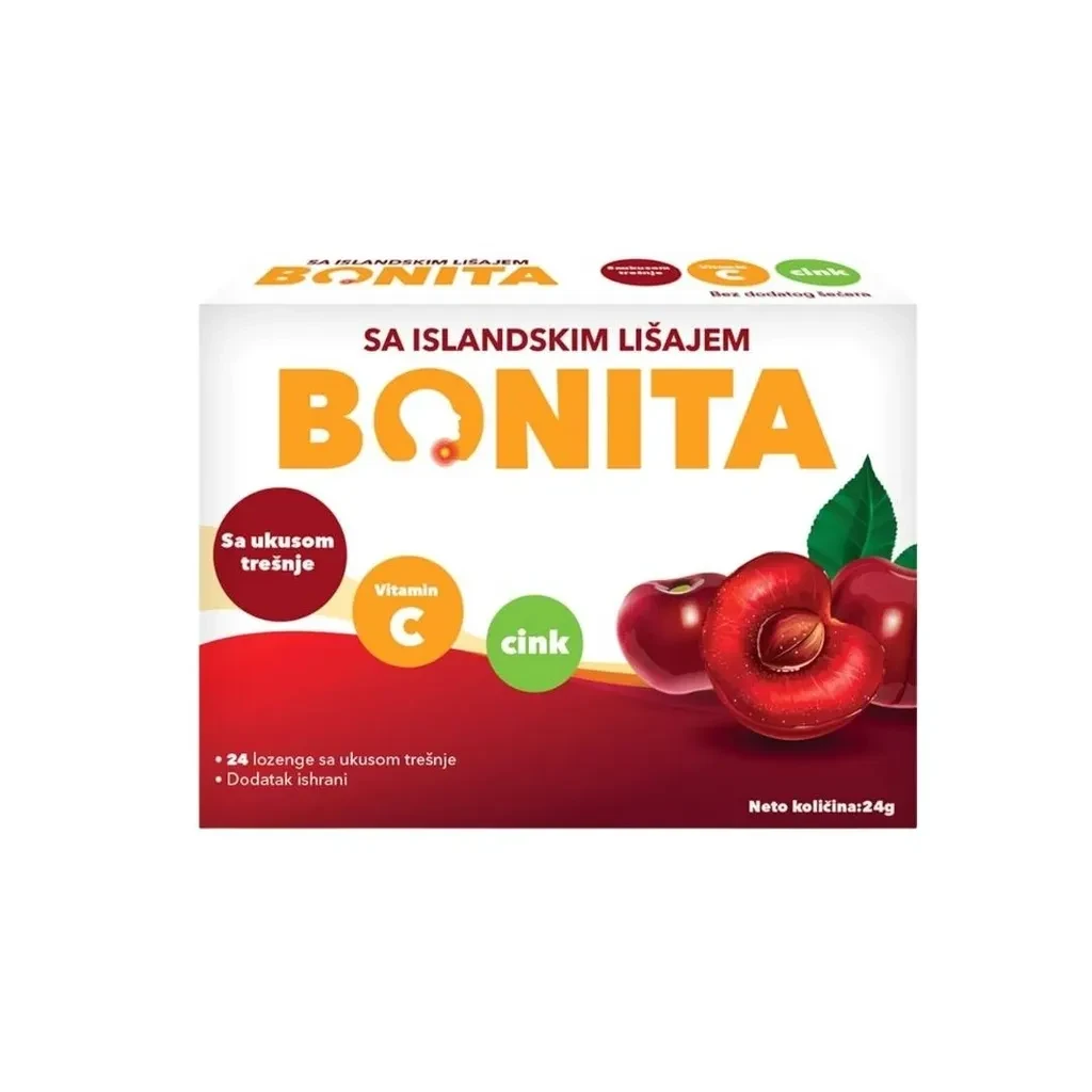 Bonita Lozenge Trešnja, 24 komada