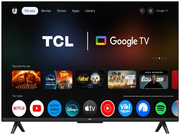 TCL 43 43V6C LED 4K UHD 60Hz Google TV