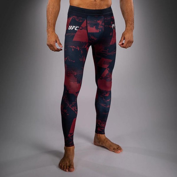 Venum UFC Zenith Authentic Fight Week Muške Helanke Camo Burgundy XXL